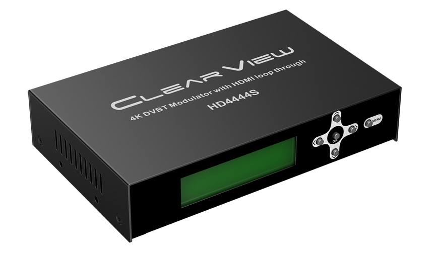 ClearView HD4444S 4K HEVC DVBT Modulator – Kristal Electronics